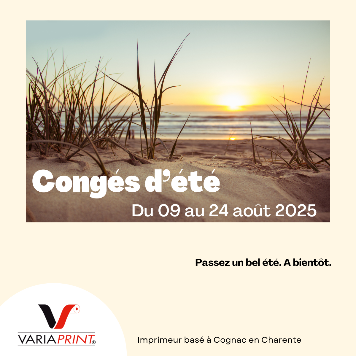 Congés d'hiver du 24 décembre 2025 au 4 janvier 2026 - Variaprint
